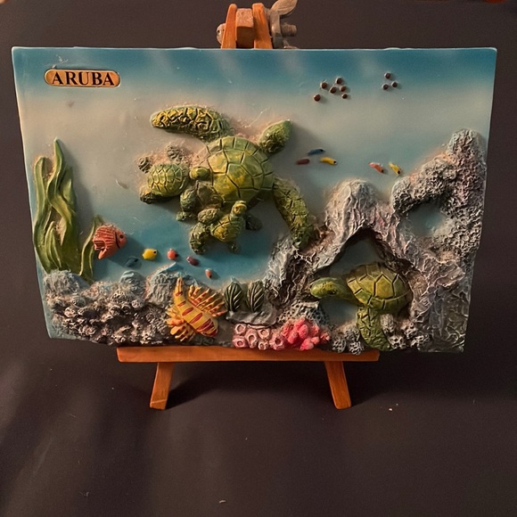 Accents | Aruba Sea Turtle Souvenir Plaque | Poshmark